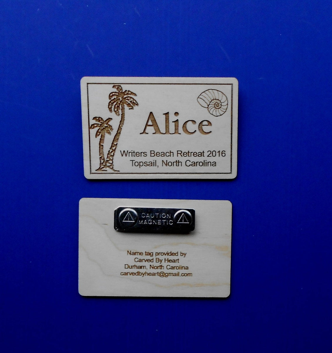 Custom Name Tags Laser-engraved personalized name badges Magnetic name ...